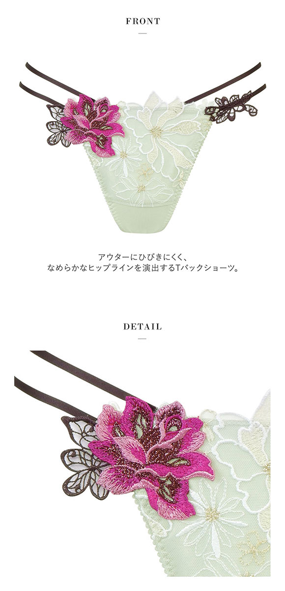 ワコール Wacoal サルート Salute 23AW 96G PTJ496 Tバックショーツ ML 単品 シーズン | SHIROHATO(白鳩)